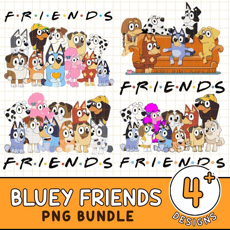 Bluey Friends Png, Bluey Friends Instant Download Png, Bluey Mum Dad ...