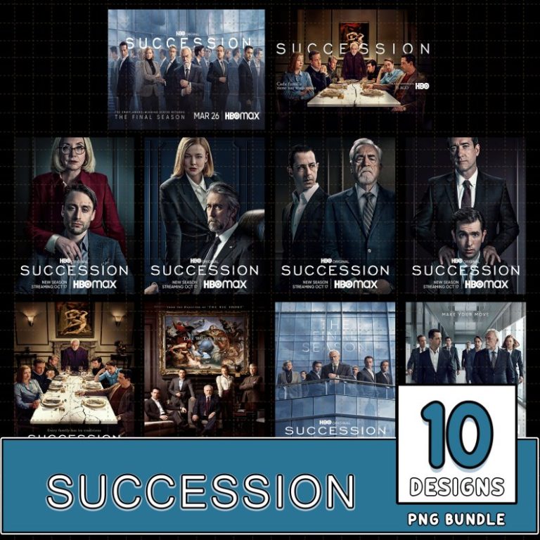 10 Succession Digital Poster, Succession Movie Poster PNG Design, TV ...