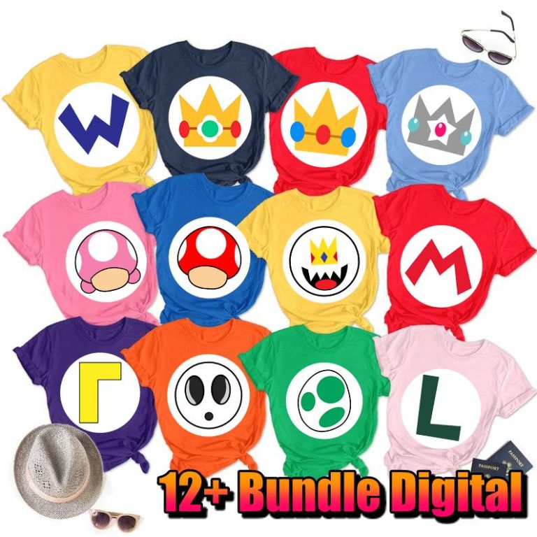 Super Mario Matching Bundle , Super Mario Characters Png, Mario And ...