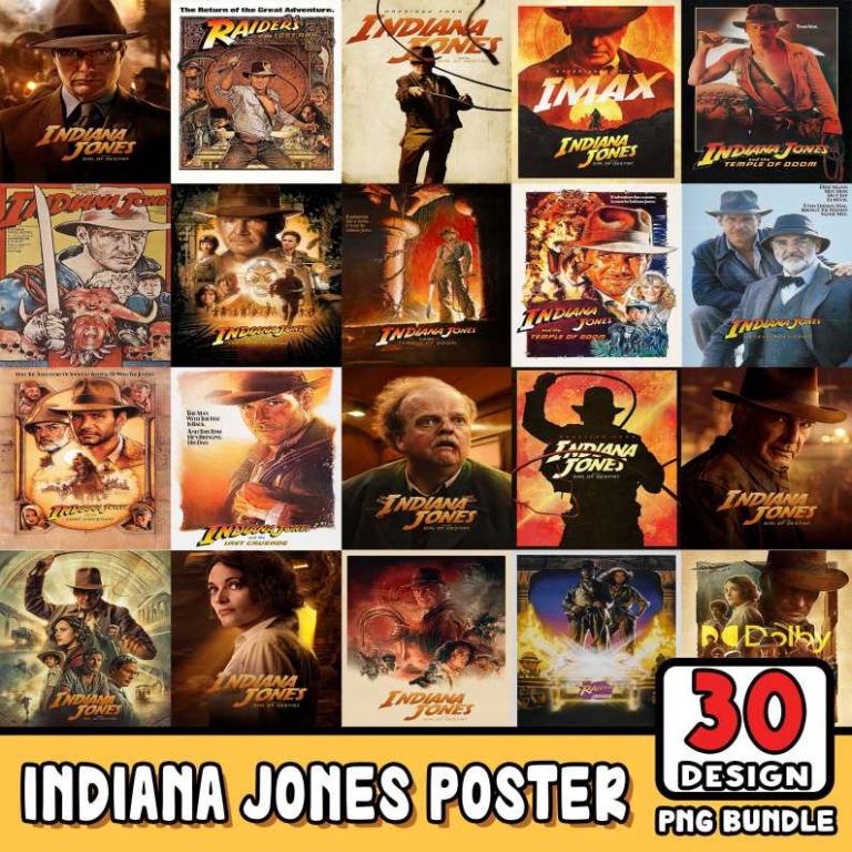 Indiana Jones Print Art Bundle | Indiana Jones and the Dial of Destiny ...