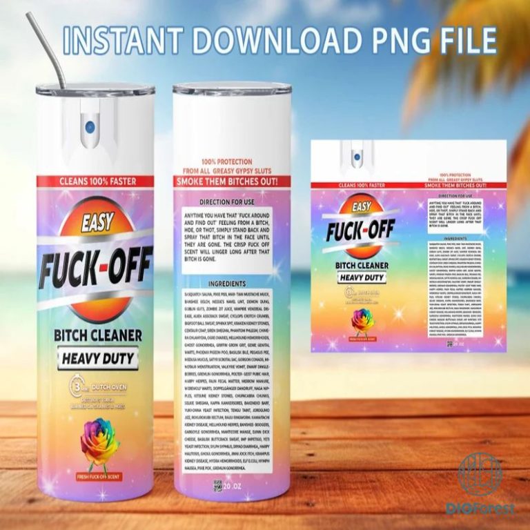 Easy FU*K OFF! original Png Tumbler Bundle, F*CK Spray Tumbler Designs ...