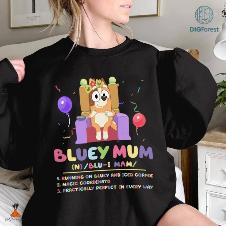 Bluey Mum PNG File | Chilli Heeler | Bandit and Chilli | Bluey Mom ...