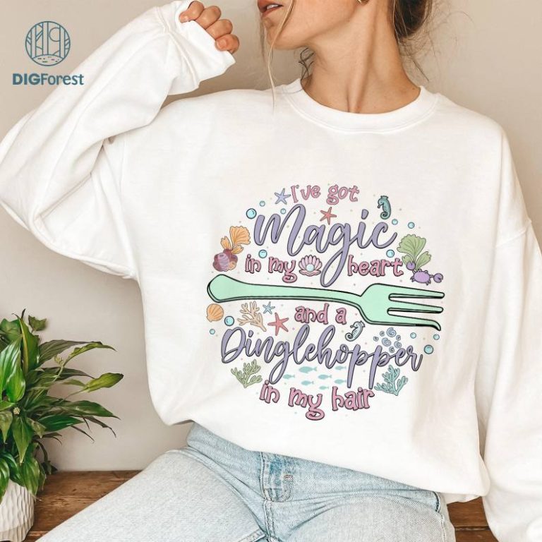 Disney Little Mermaid Dinglehopper PNG File, Dinglehopper Hair, the ...