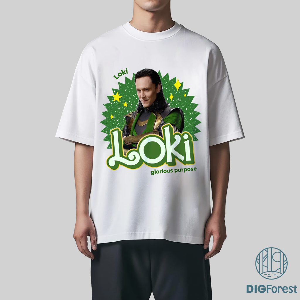 Loki God of Mischief Shirt, Loki Laufeyson Avengers Superhero PNG, Matching Avengers PNG ...