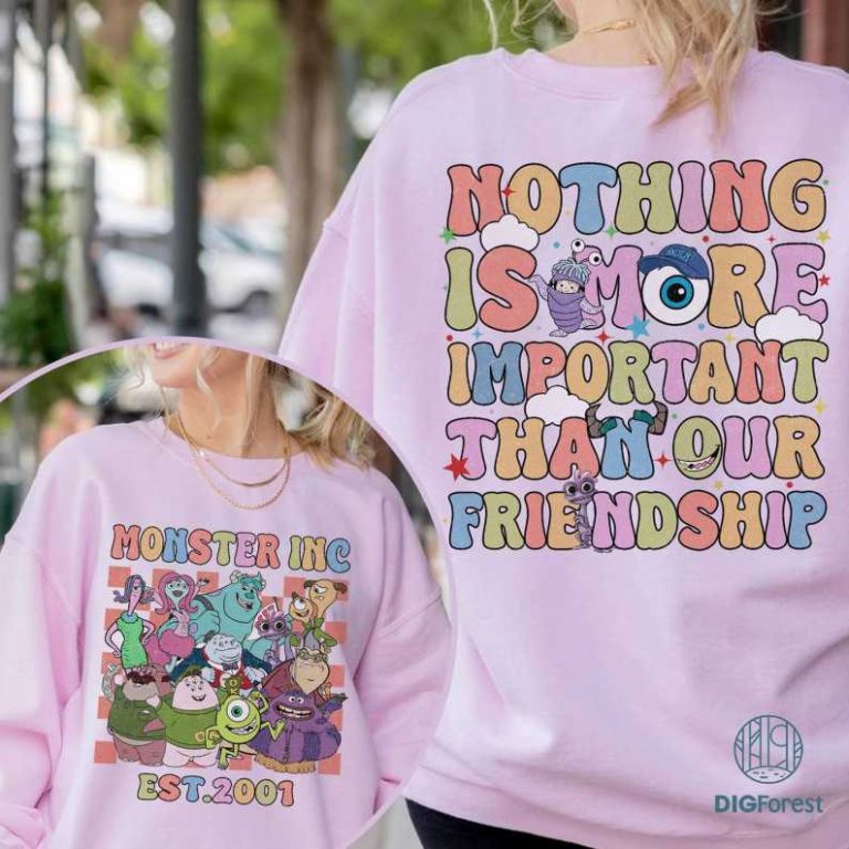 Disney Monster Inc EST 2001 Png, Monsters University Shirt, Monster Inc ...