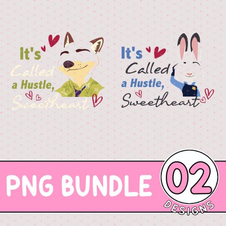 Zootopia Png, It's Called a Hustle Sweetheart Bundle, Nick Wilde ...