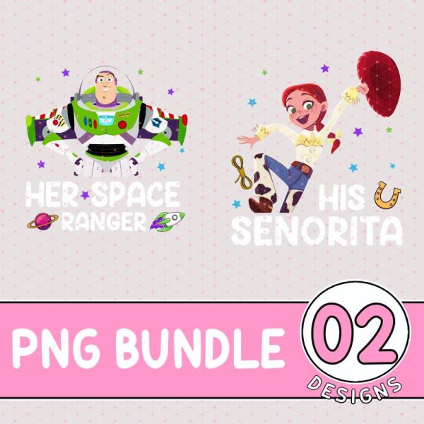 Disney Toy Story Couple Shirt, Her Space Ranger Shirt, His Senorita ...