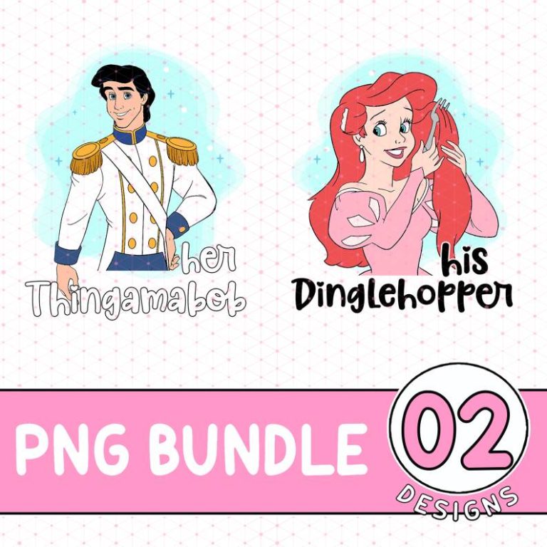 Disney Ariel Princess His Dinglehopper Couples Bundle, The Little ...