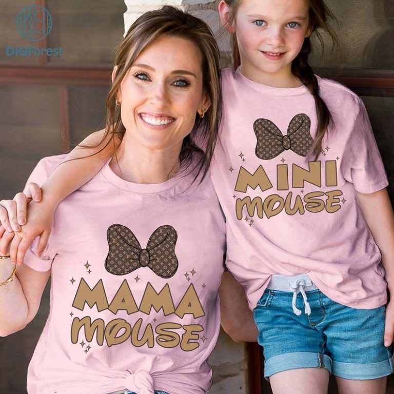Disney Mama Mini Png, Mama Png, Mini Png, Matching Mother Daughter Png ...