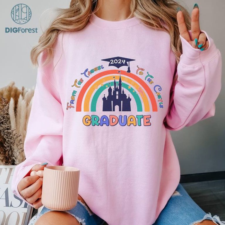 Disney Graduate From The Tassel To The Castle 2024 Shirt, Disneyland ...