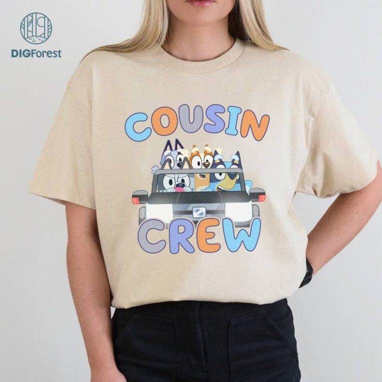 Bluey Matching Cousin Crew Tee | The Cousin Crew Of Bluey Shirt | Bluey ...