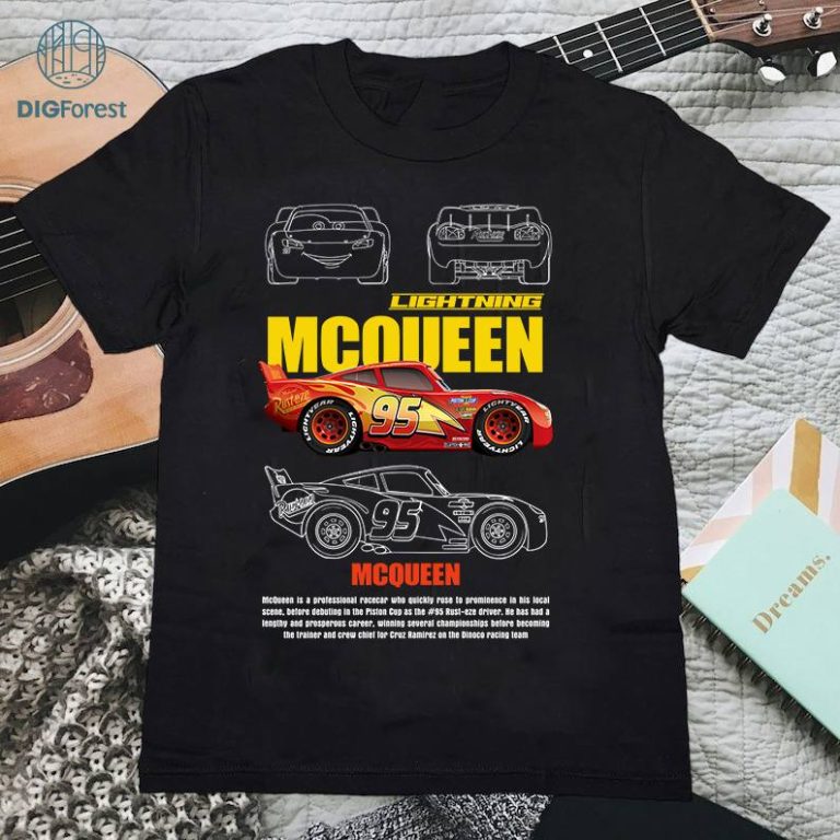 Disney Cars Movie Lightning Mcqueen Shirt, Limited McQueen Shirt ...