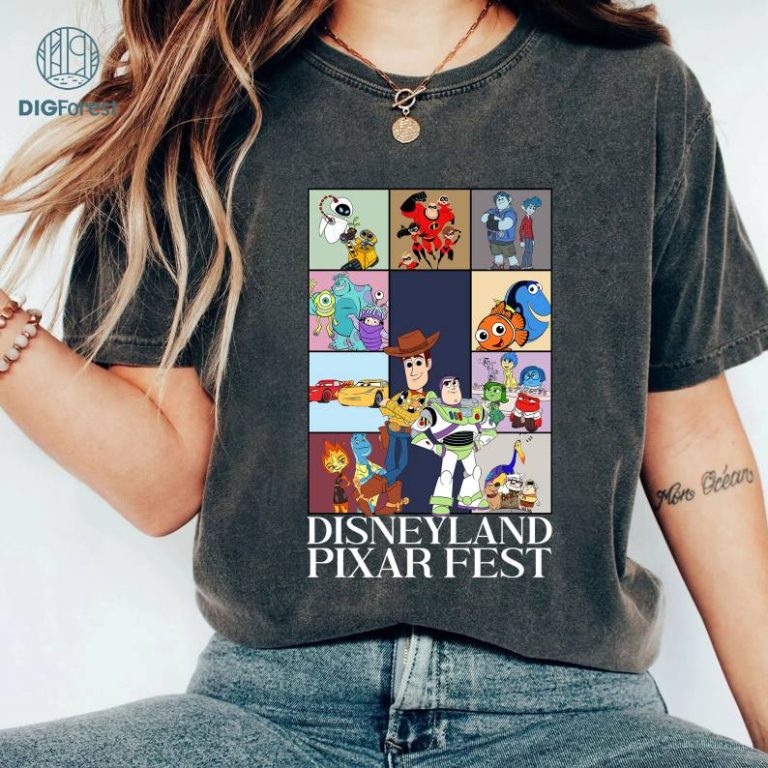 Disneyland Pixar Fest 2024 Png, Inside Out, Monster Inc, Toy Story ...